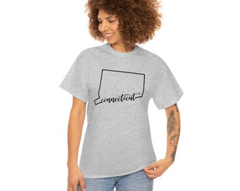 Map of Connecticut - Etsy