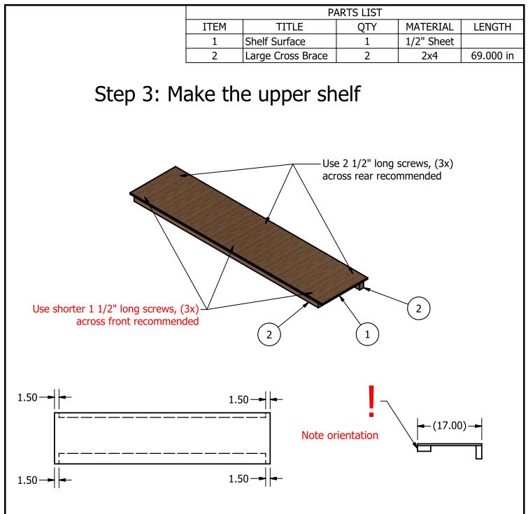 DIY Plans - Work Bench With Bins and Shelves - Digital Download - Etsy