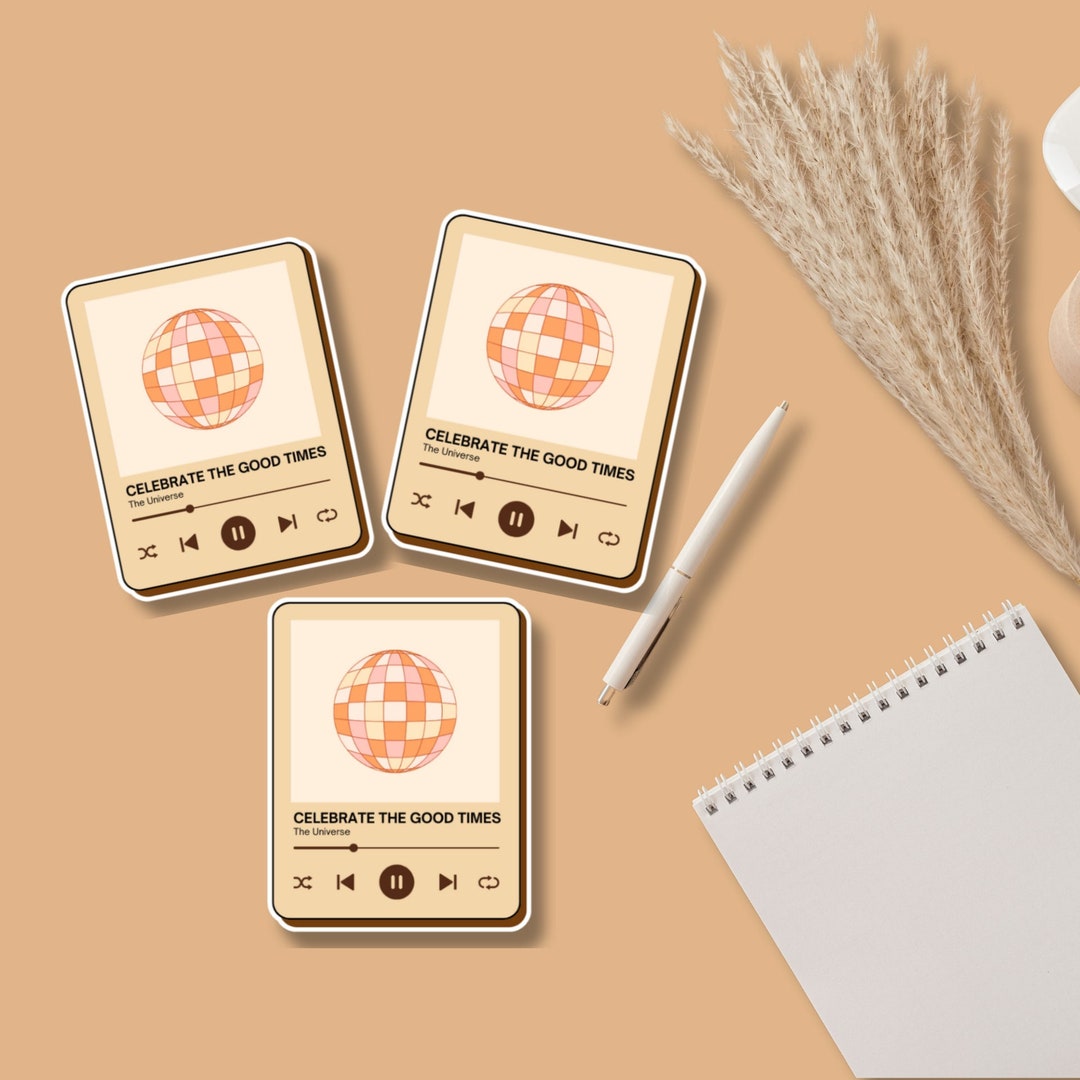 Music Sticker | Spotify Sticker | Tracklist Sticker | Affirmation ...