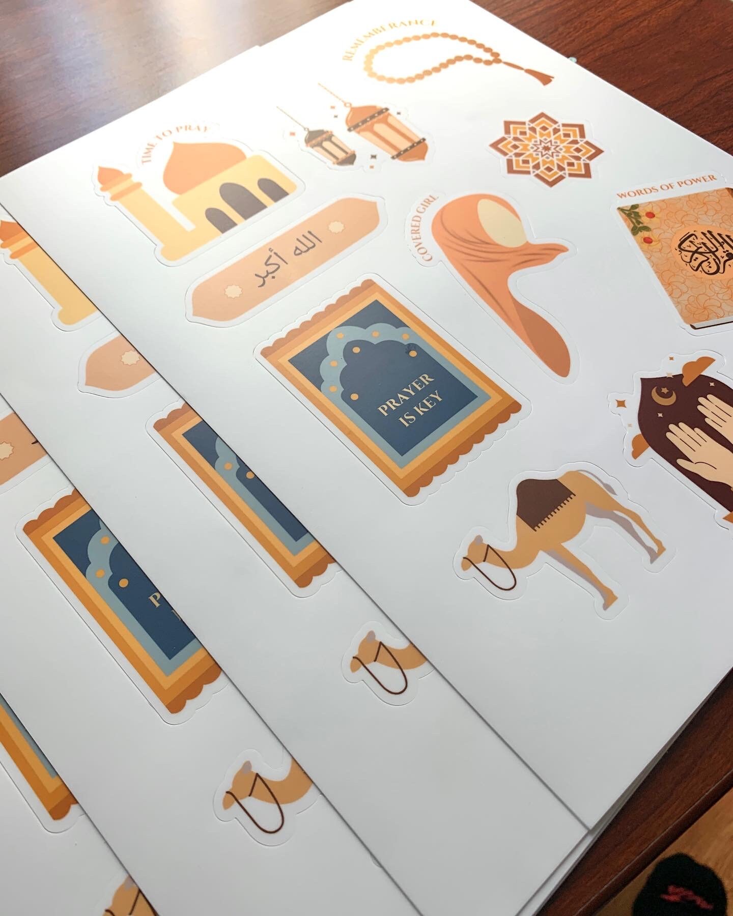 Islamic Sticker Sheets Muslim Sticker Sheets Laptop - Etsy