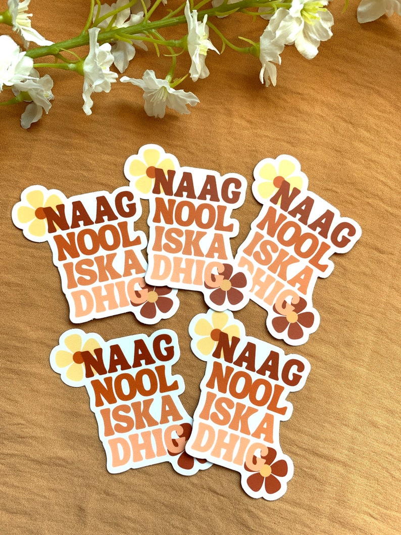 Somali Quote Matte Sticker | "naag Nool Iska Dhig" - Etsy