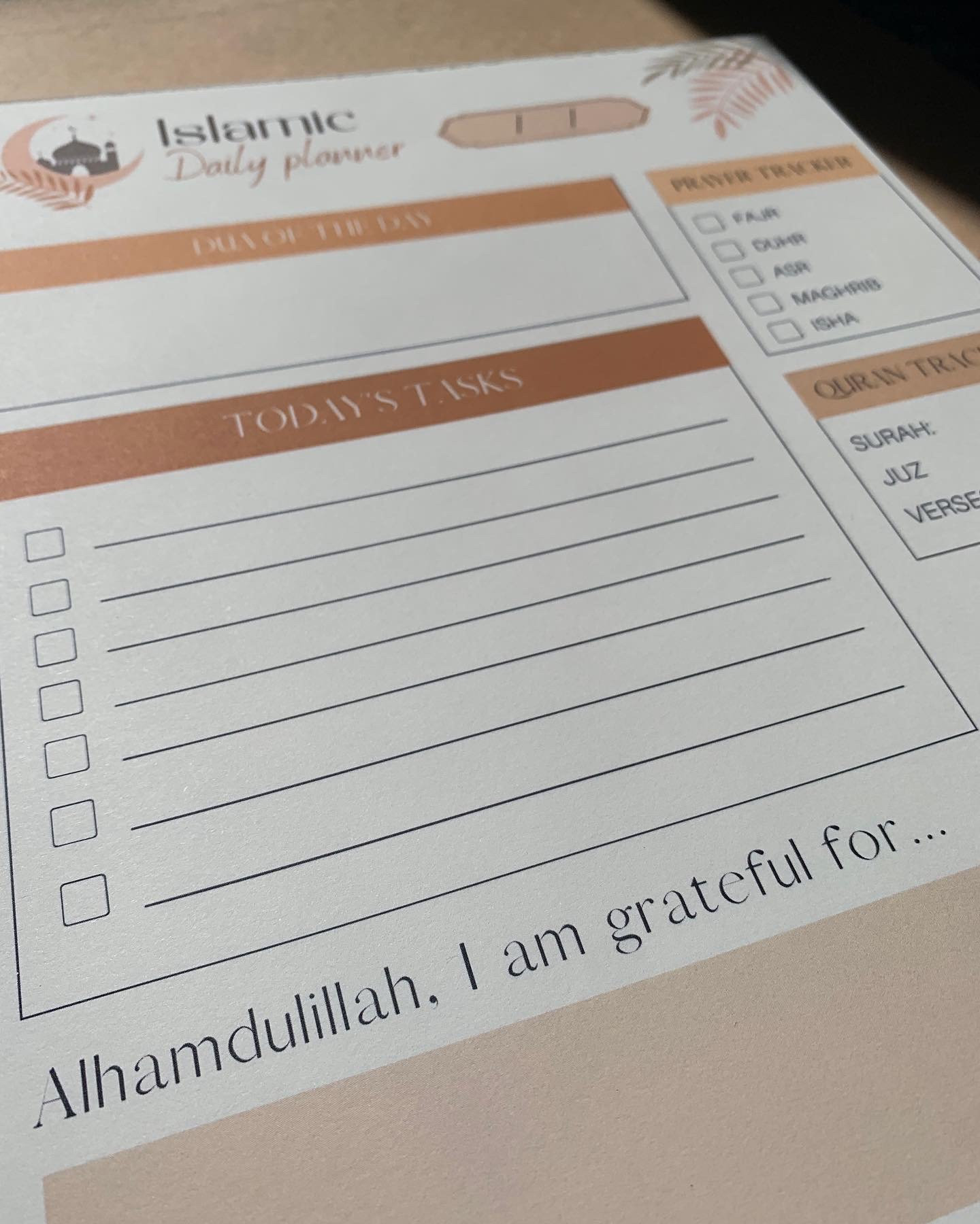 Islamic Planner Ramadan Planner Muslim Planner Islamic Gift Quran ...