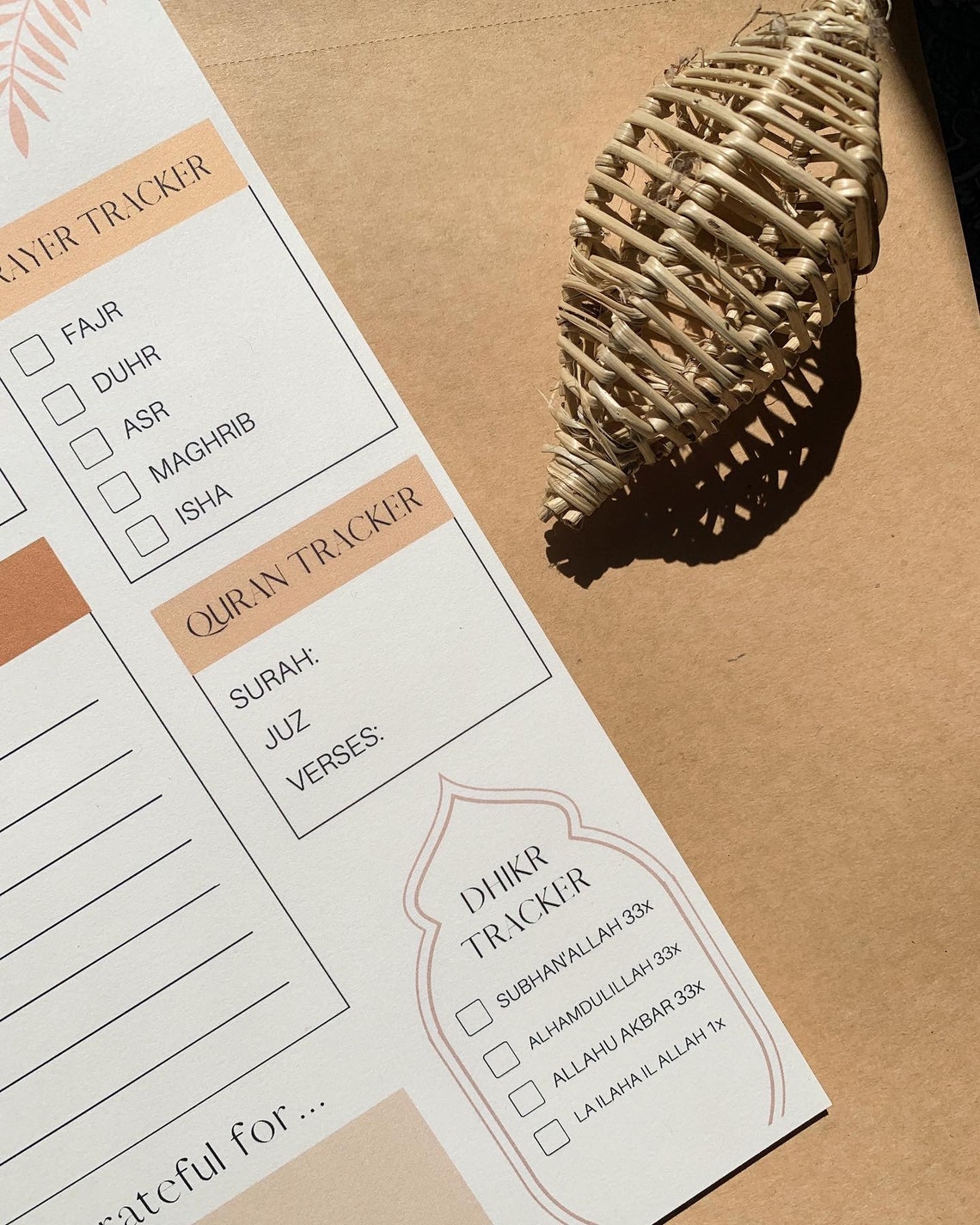 Islamic Planner Ramadan Planner Muslim Planner Islamic Gift Quran ...