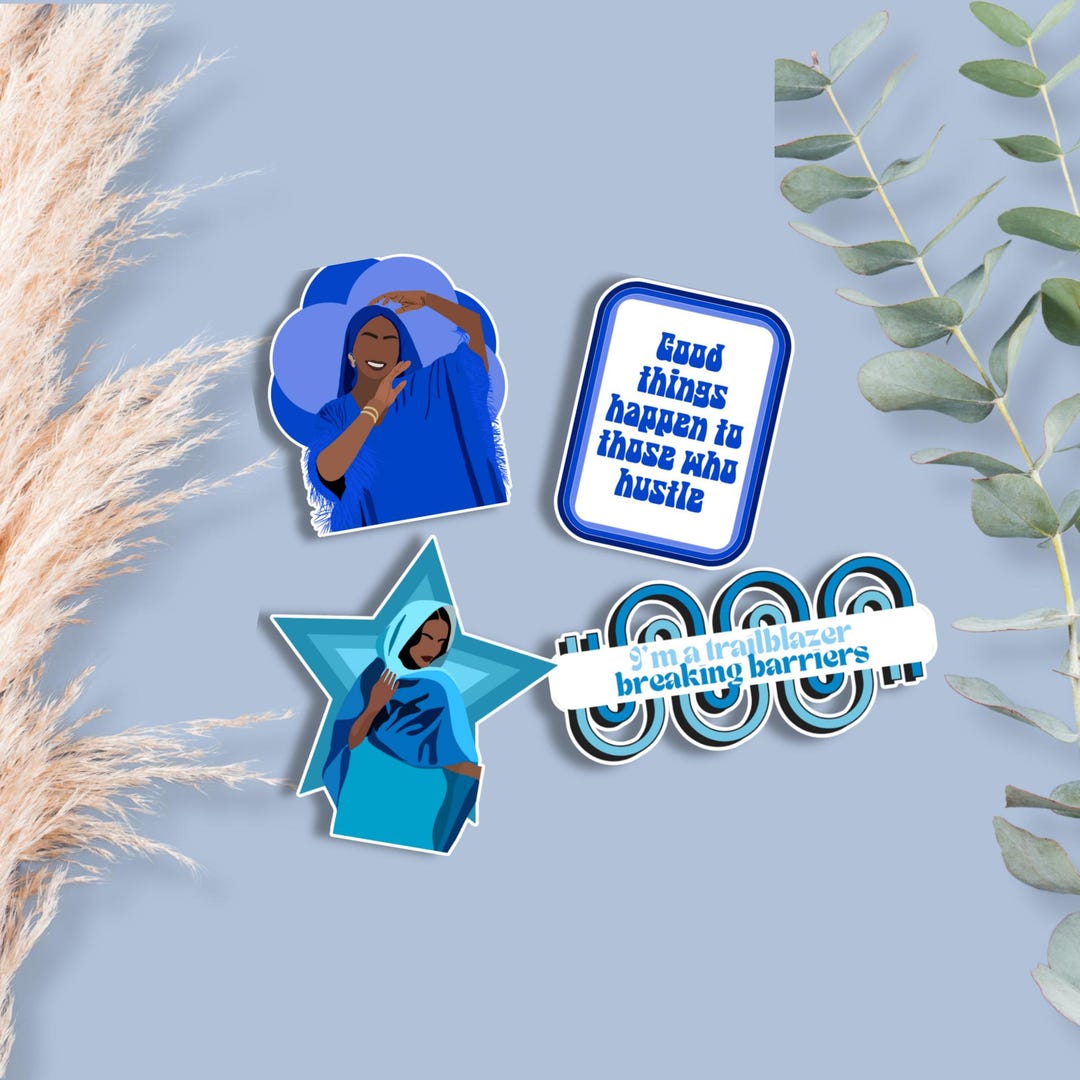 Black Girl Magic Sticker Pack | Handmade Affirmation Stickers - Etsy