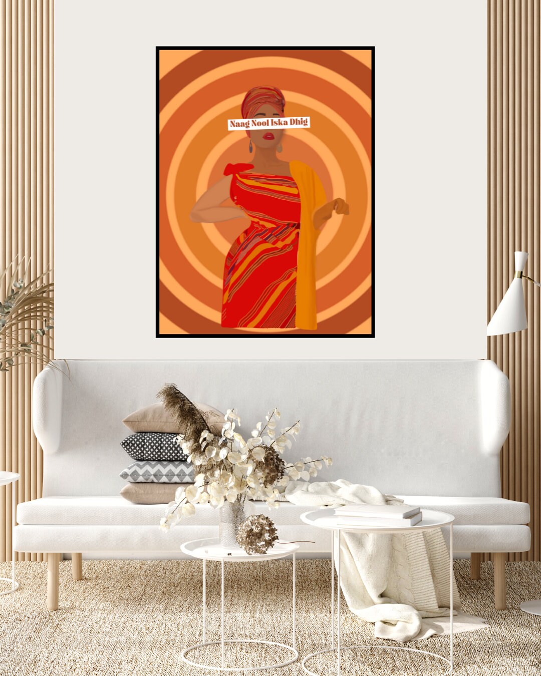 Black Girl Poster Art Somali Woman Art Poster Art Home Decor Gifts Wall ...