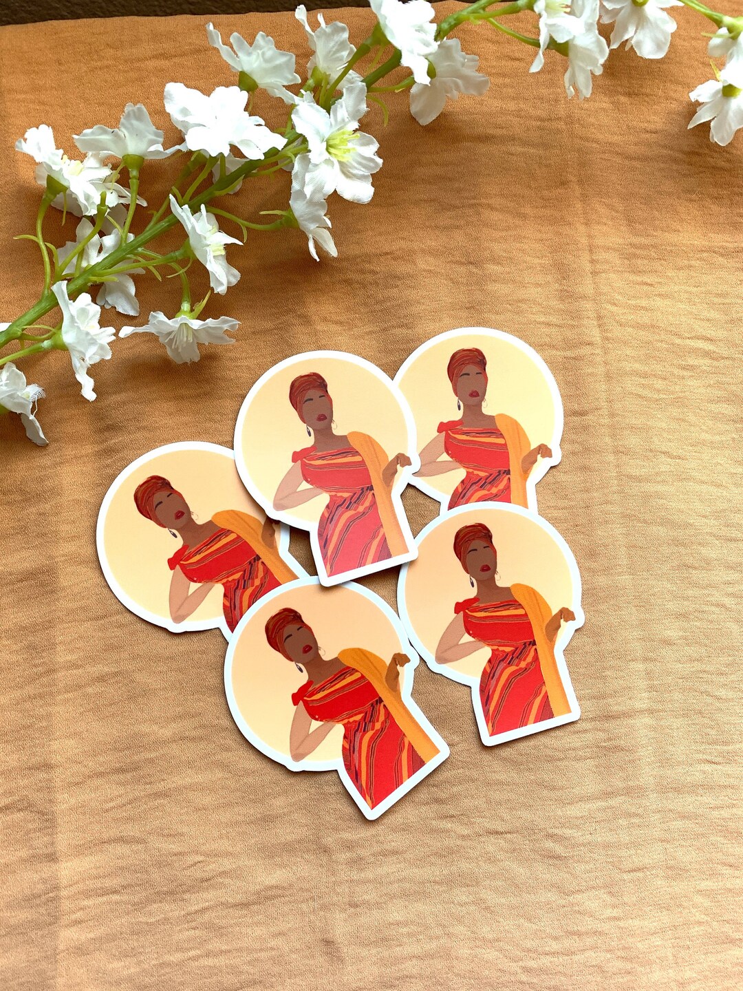 Somali Girl Matte Sticker | Black Empowerment, Laptop Decal - Etsy
