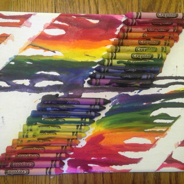 Melted Crayon - Etsy