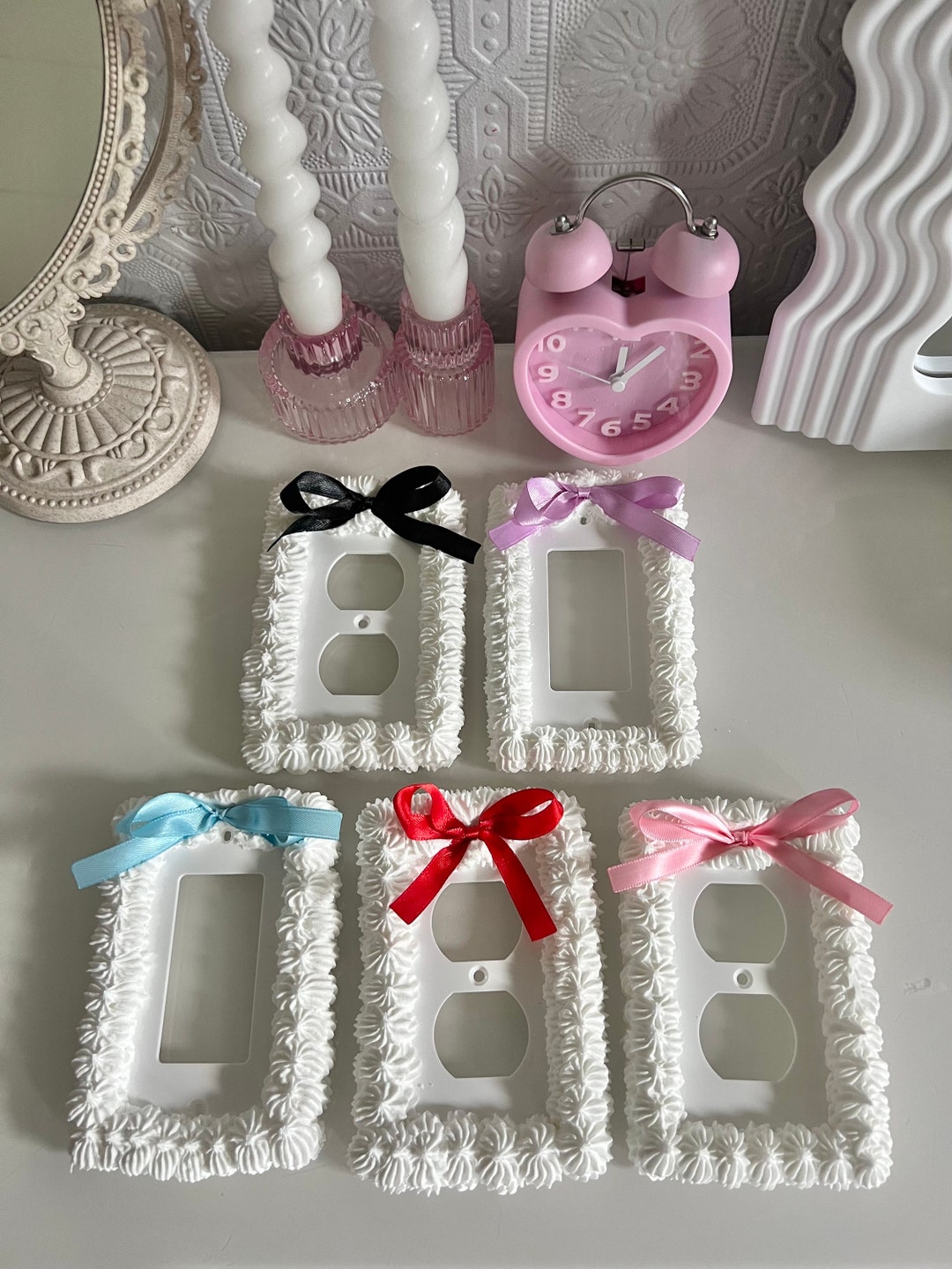 Coquette Bow Outlet Plate Cover - Etsy