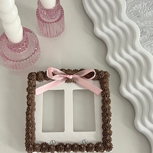 Coquette Bow Cake Wallplate Cover 2 Toggle Light Switch - Etsy