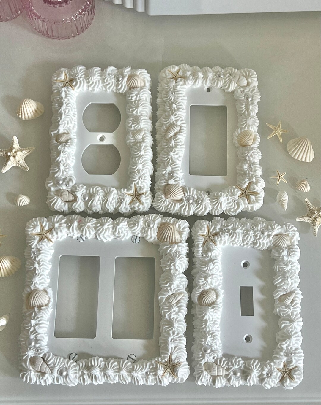 Coastal Seashell Cake Wallplate Cover Single Light Switch - Etsy