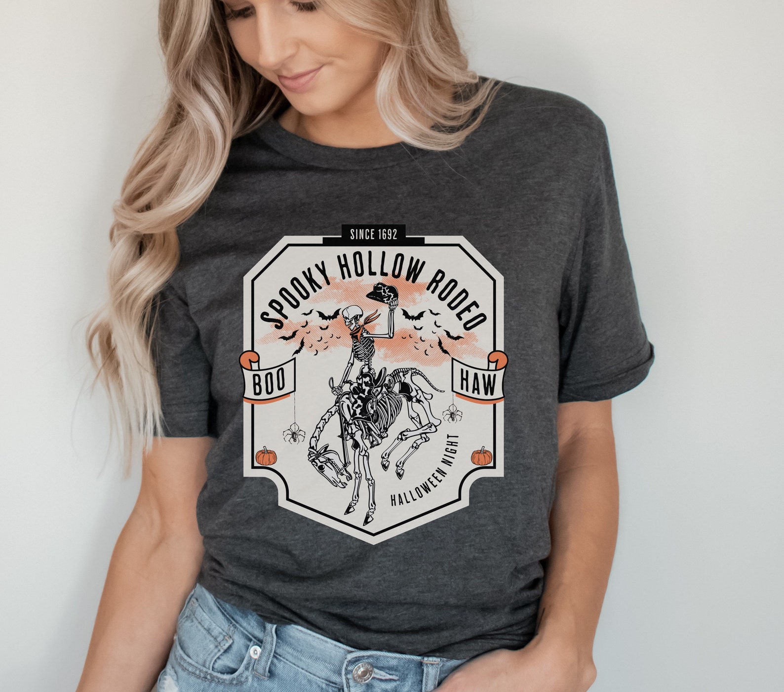 Halloween Rodeo Shirt Spooky Season Rodeo Fall Shirt Western Shirt ...