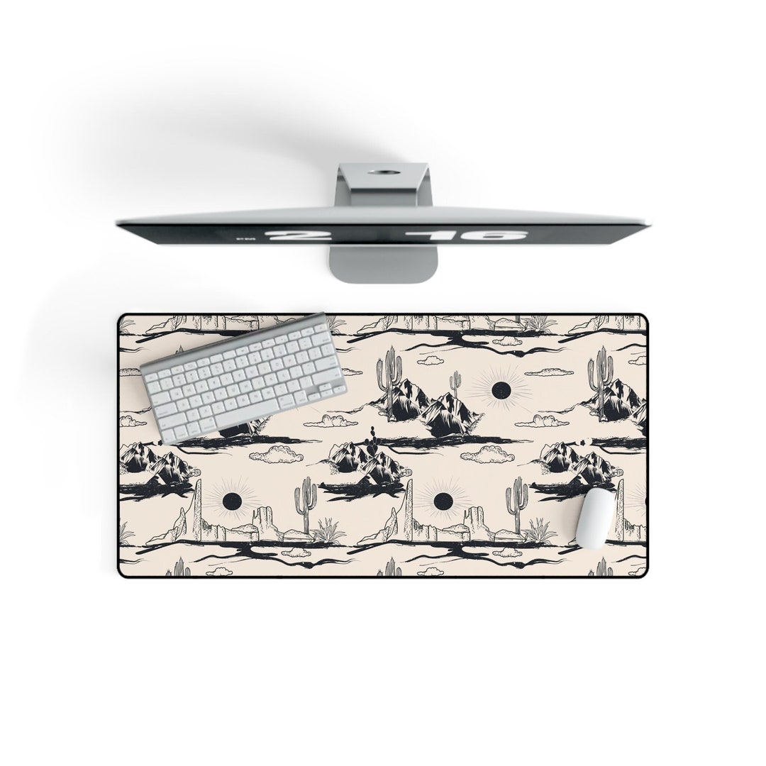 Western Desert Desk Mat Southwest Office Desk Design Western Office ...