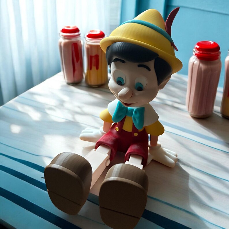 Pinocchio Figurine - Etsy