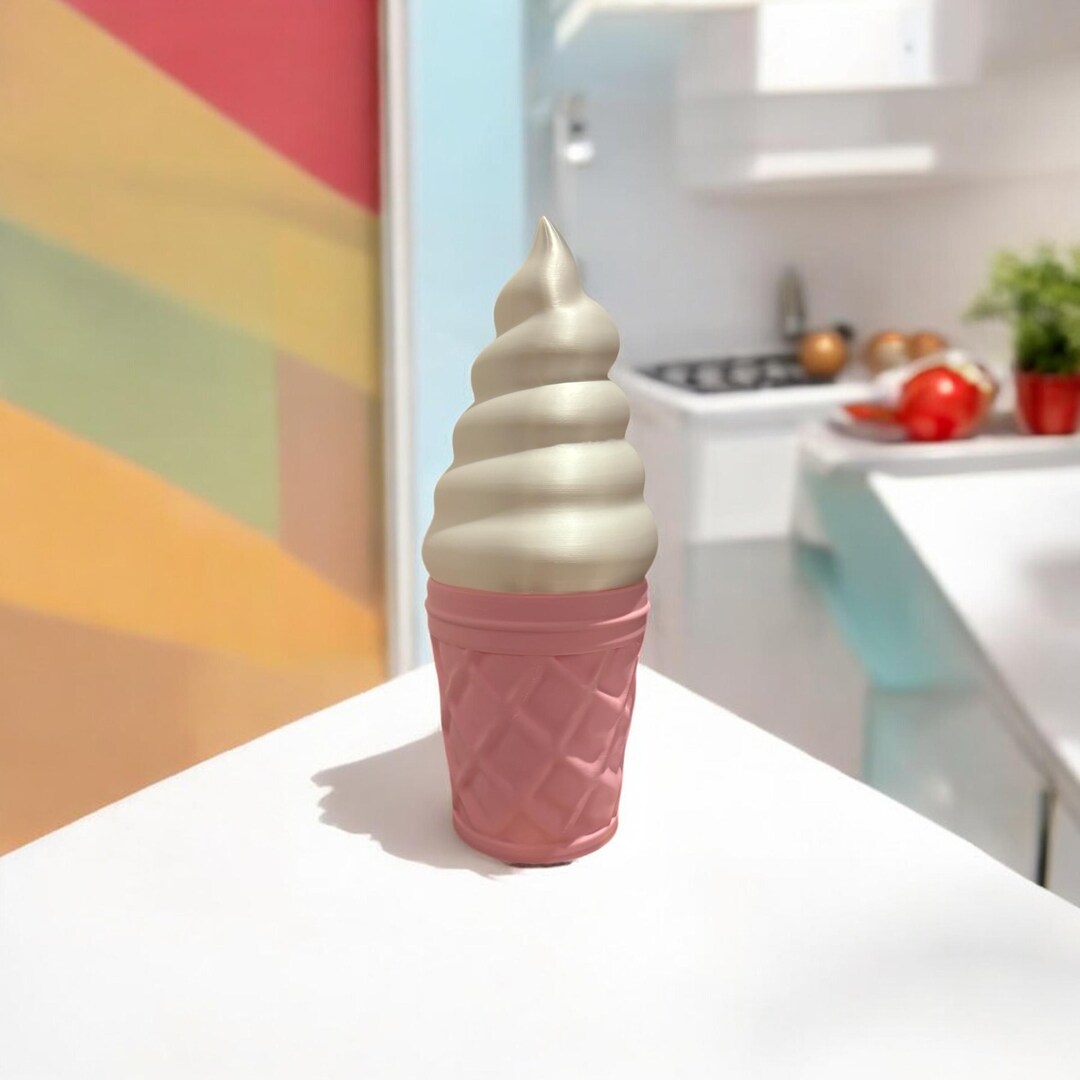 Large Ice Cream Lamp - Etsy