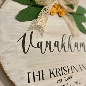 Welcome Home Sign / Tamil Hindi Punjabi Indian / Vanakkam / Toranam ...