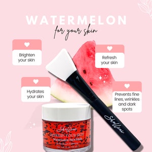 Watermelon Face Mask - Etsy