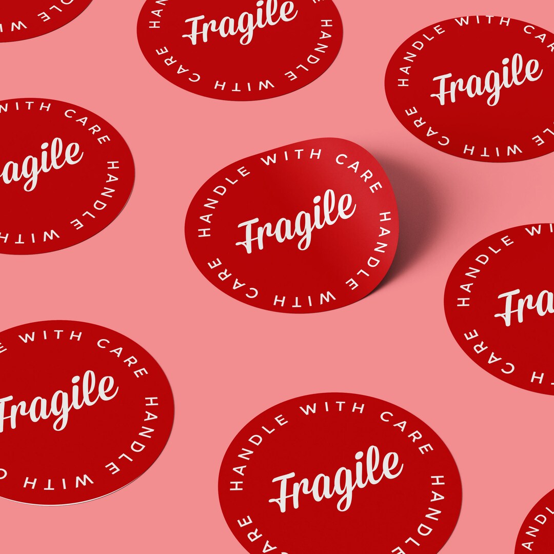 Fragile Sticker, Packaging Sticker, Mailing Sticker for Small Business ...