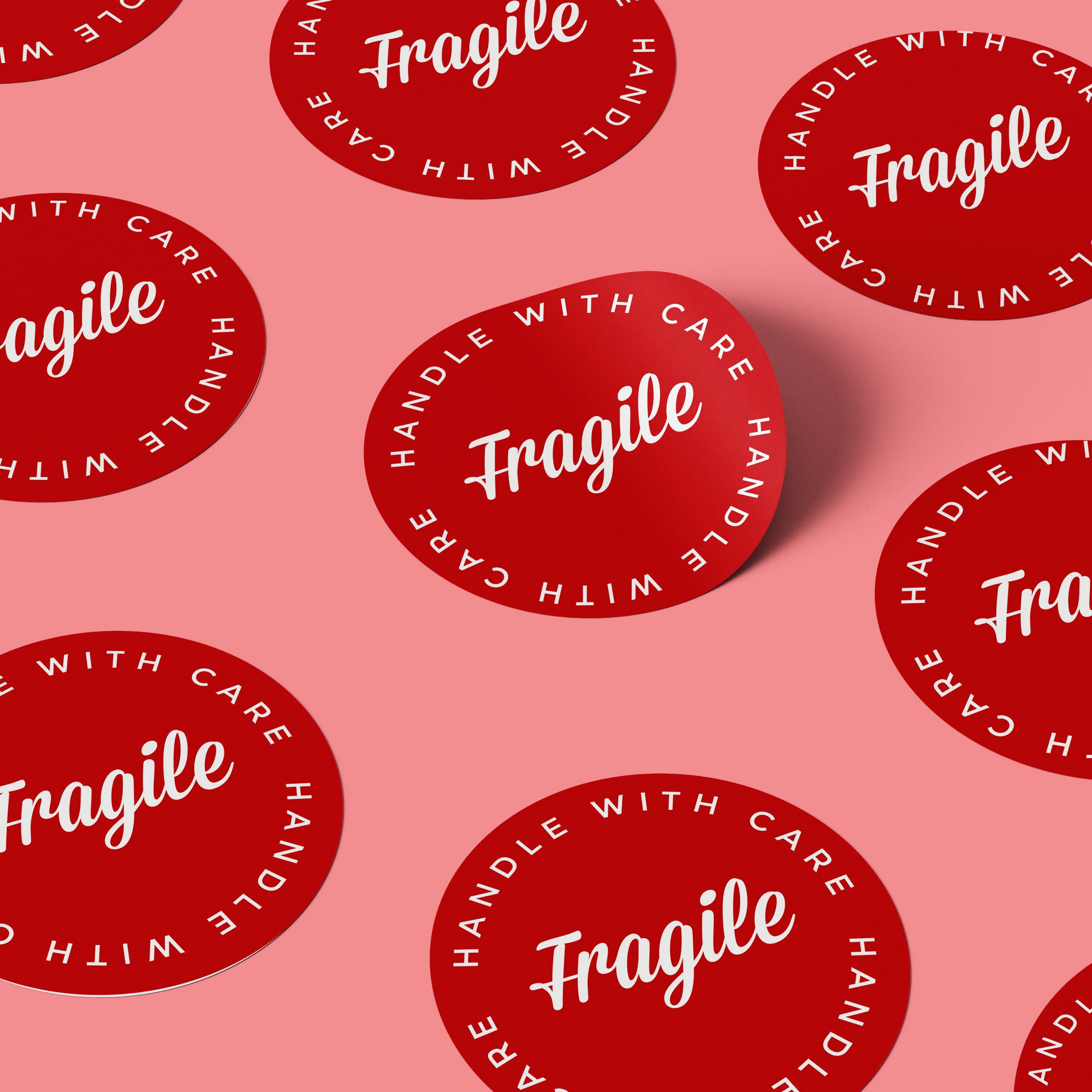 Fragile Sticker, Packaging Sticker, Mailing Sticker for Small Business ...