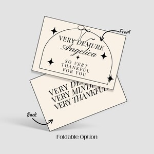 Very Demure Friendsgiving Table Name Card, Thanksgiving Dinner Party ...