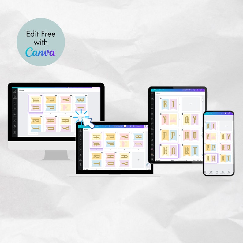 Vintage Princess Birthday Party Printable Happy Birthday Banner, Disney ...