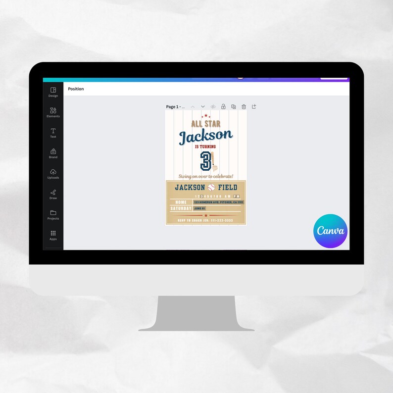 All Star Baseball Birthday Party Invitation, MVP Scoreboard Vintage ...