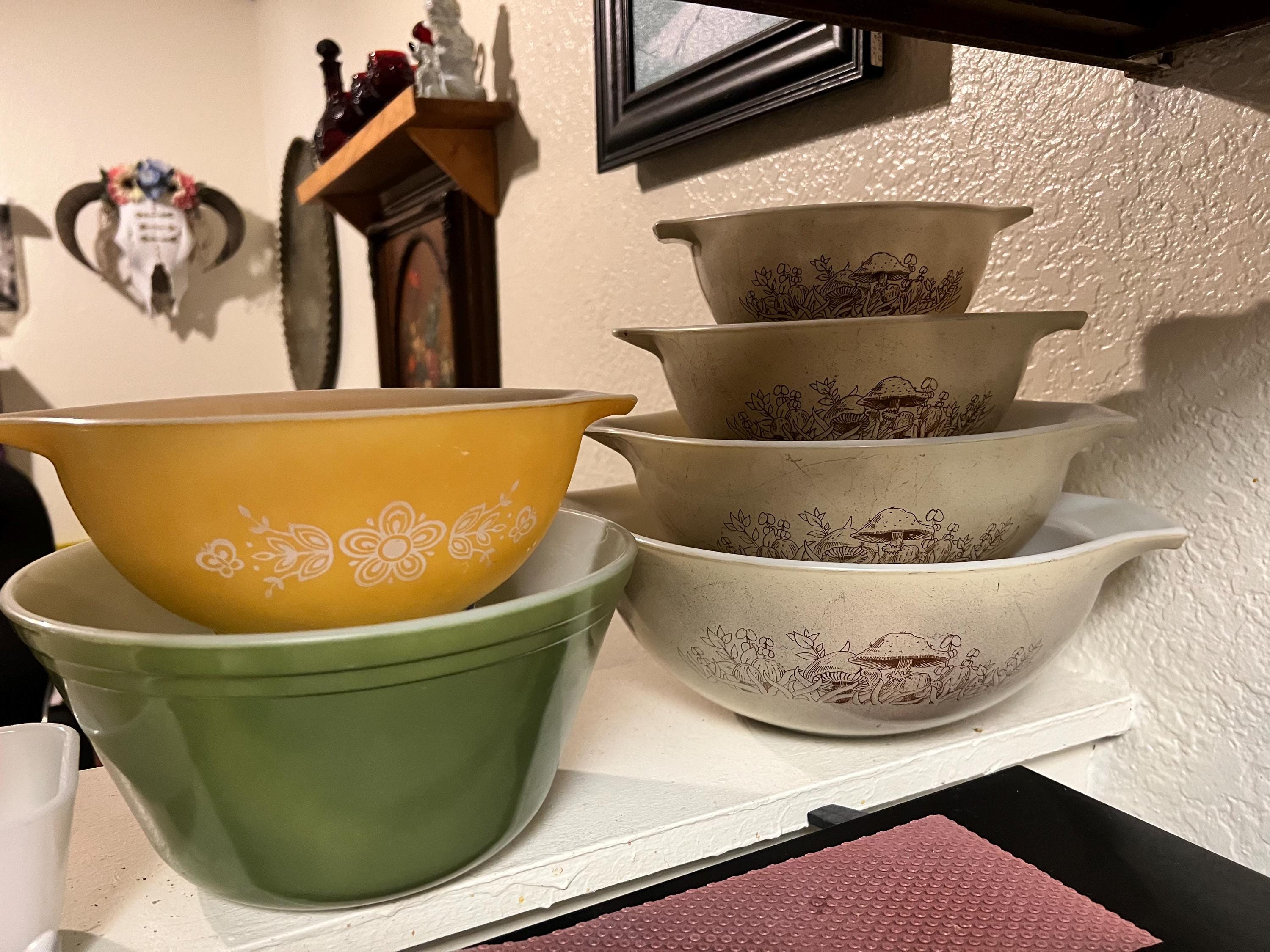 8.5" PYREX Cinderella & Mixing Bowl Stands - Etsy