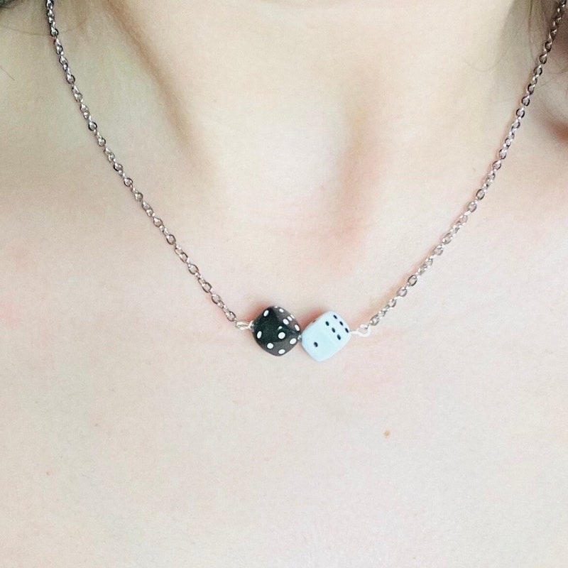 Dice Necklace - Etsy