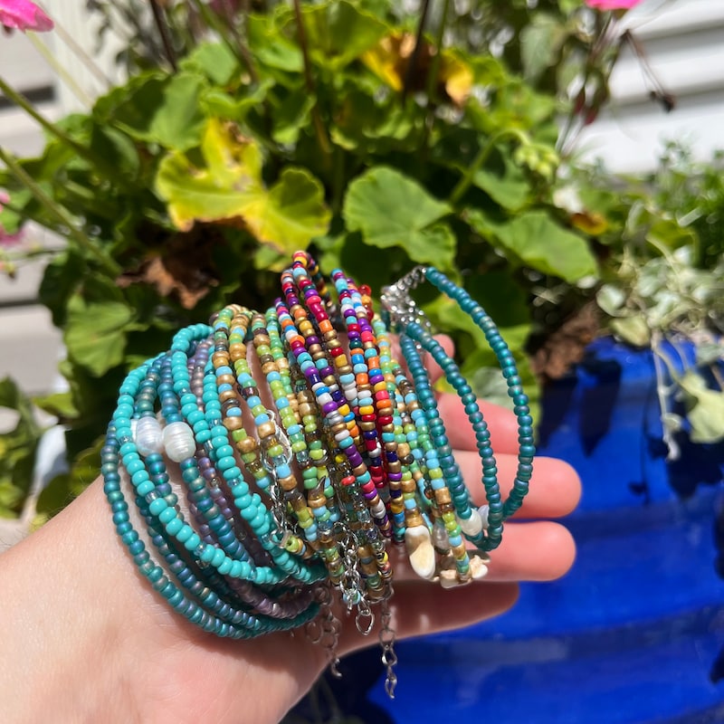 Seed Bead Bracelet - Etsy