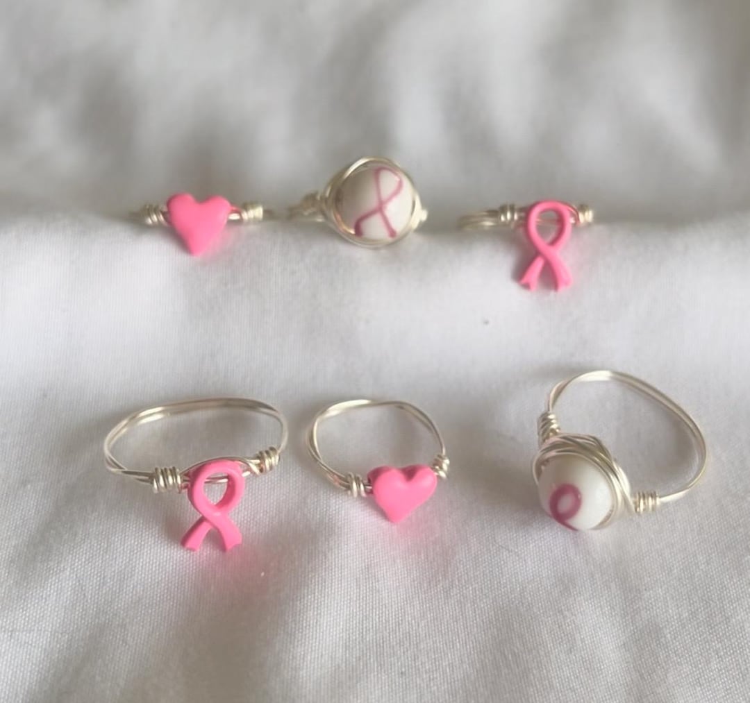 BCRF Charity Donation Ring / Breast Cancer Awareness and Support Ring ...