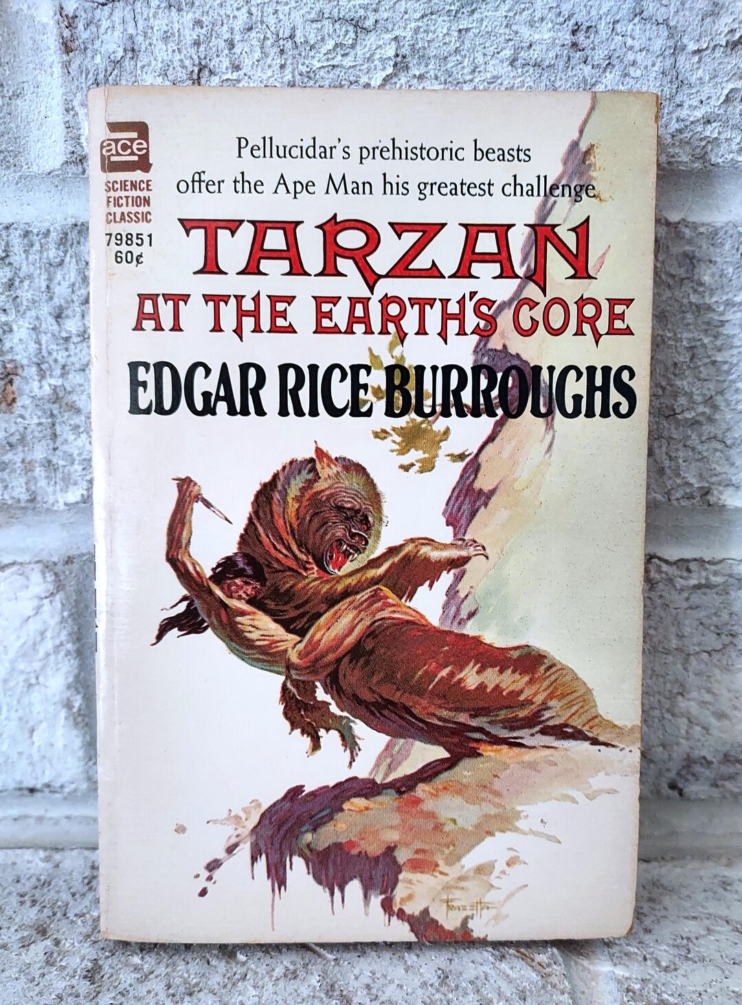 1970s Tarzan at the Earth's Core Vintage Ace Paperback, Like New 70s ...