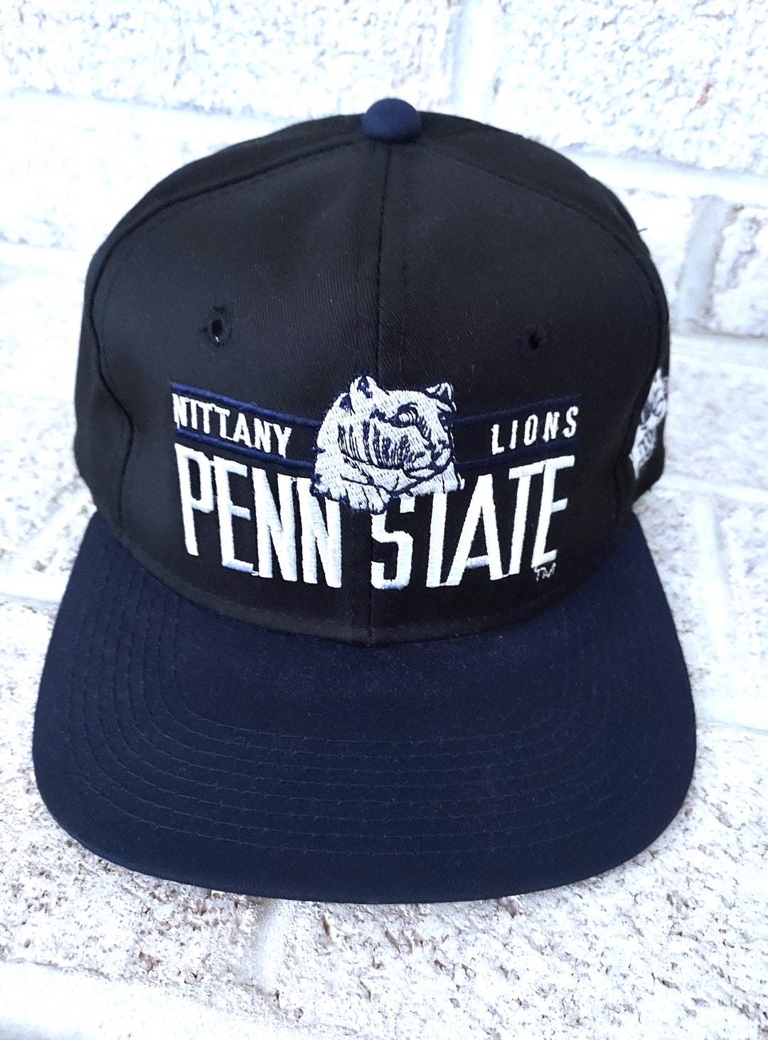 Rare Penn State 90s Snapback in Black and Blue PSU Vintage by - Etsy