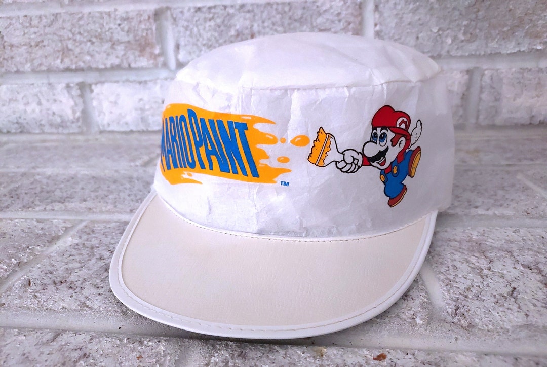 RARE Mario Paint First Release Promotional Cap, 1992 Rare Mario SNES ...