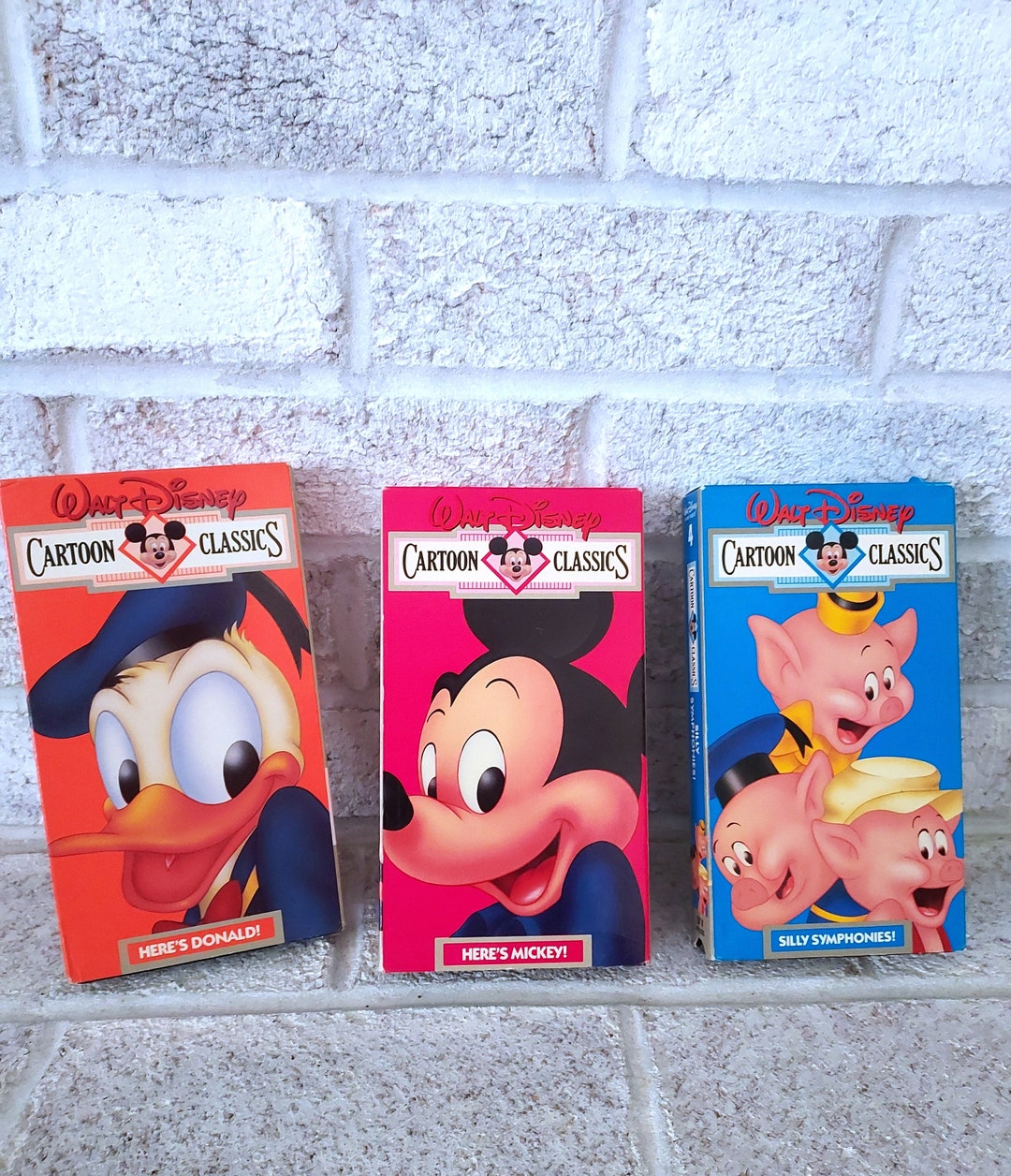 1980s Disney Cartoon VHS, Vintage Disney Cartoons - Etsy
