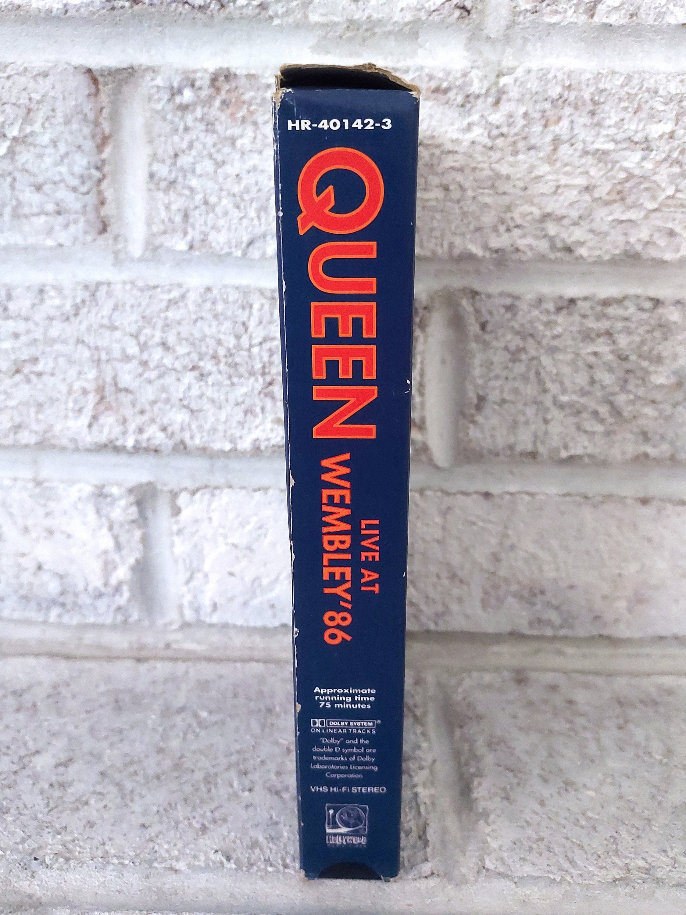 First Release Queen Live at Wembley Concert VHS, 1990 Queen Concert VHS ...