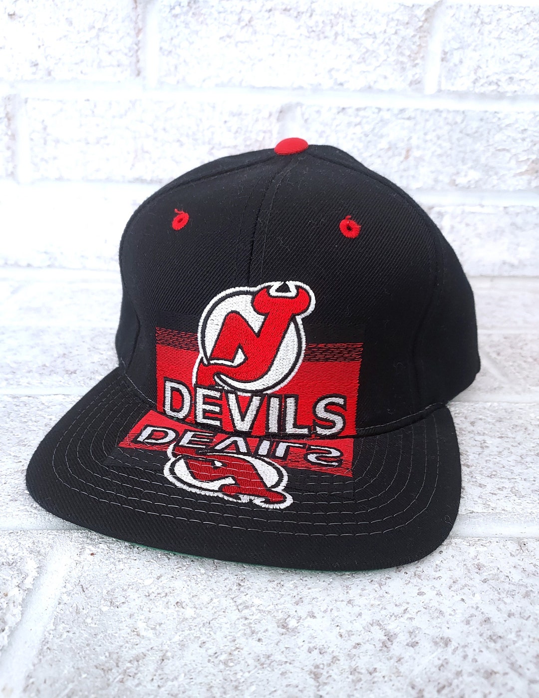 RARE Vintage NJ Devils Mirror Logo Snapback by Starter, 1990s NHL ...