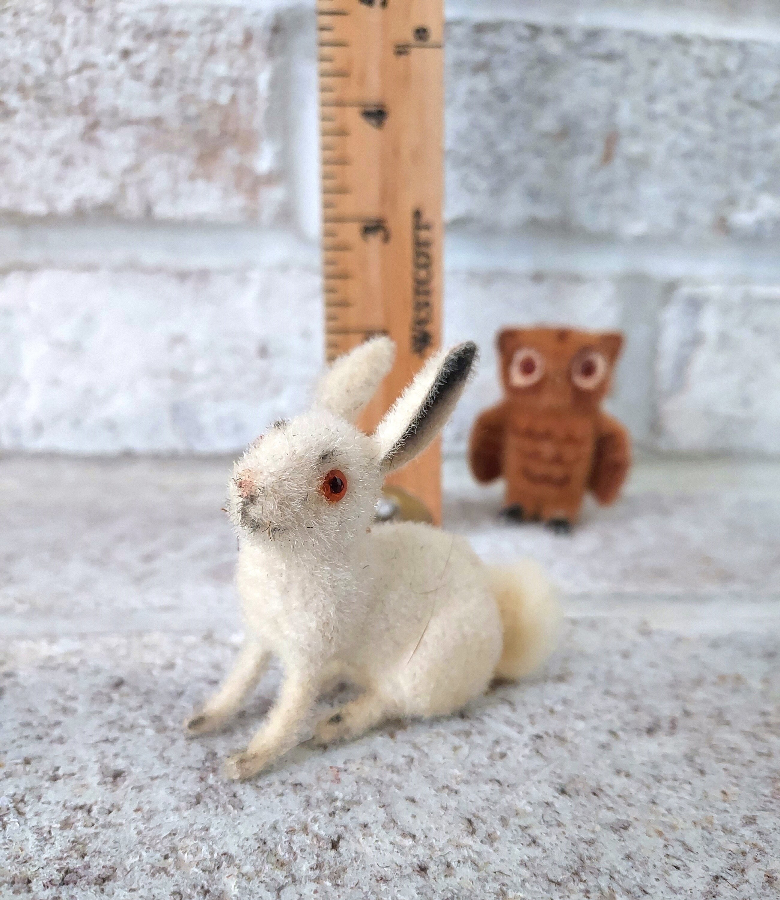 Rare Antique Wagner Flocked Animals Vintage Kunstlerschutz - Etsy