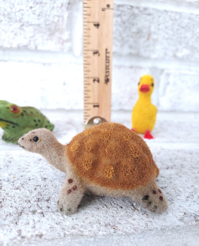 Rare Antique Wagner Flocked Animals, Kunstlerschutz Flocked Animals - Etsy