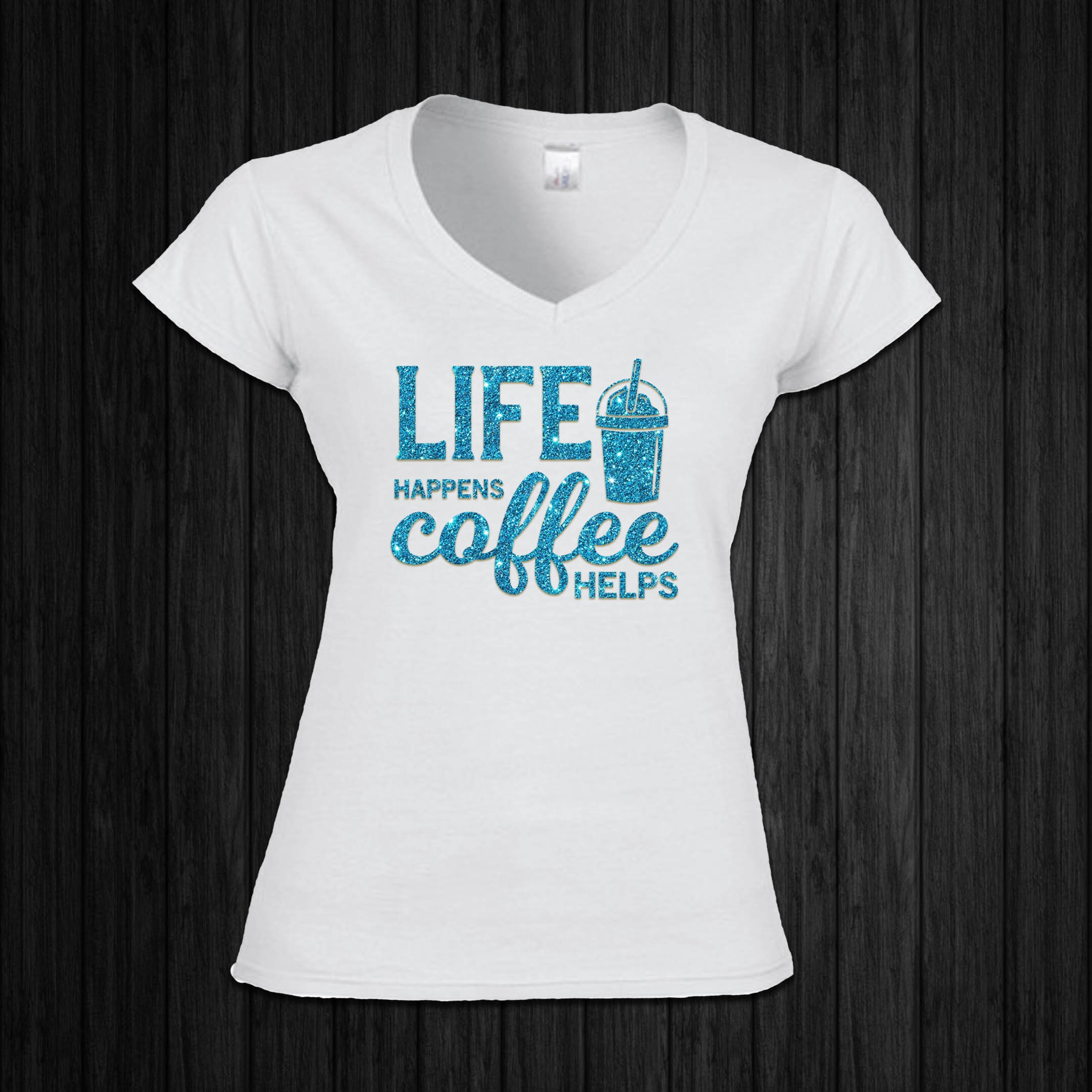 Life Happens Coffee Helps SVG Cut File, Coffee Lover SVG, Caffeine SVG ...