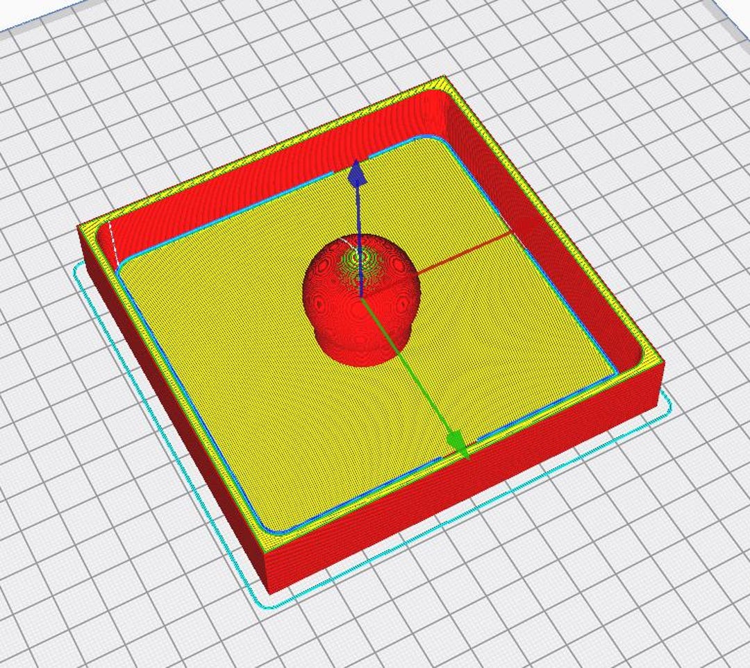4inch Square Hamburger Patty Press STL File: 3D Printable Burger Mold ...