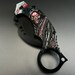 7” Red Skull Grim Reaper Tactical Claw Karambit Assisted Open Folding ...