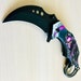 7 Skull Grim Reaper Tactical Claw Karambit Assisted Open Folding Pocket ...