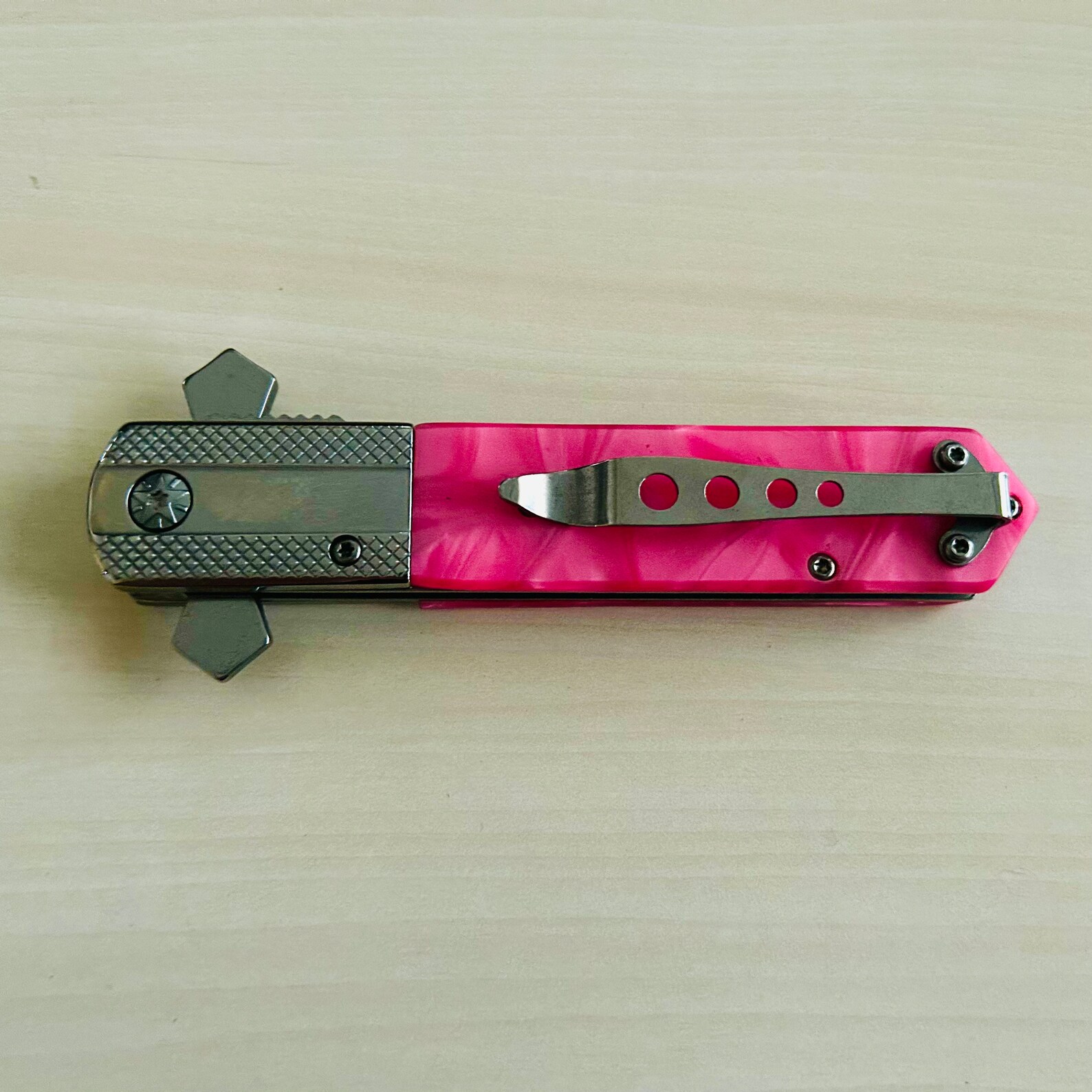 9 Pink Cross Cute Knife Spring Assisted Open Folding Knife. - Etsy
