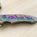 8 Rainbow Wolf Tactical Spring Assisted Open Blade Folding Pocket Knife ...