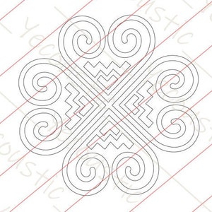 Elephant Heart Foot Design / Hmong Design / Hmong Pattern / Hmong Hill ...