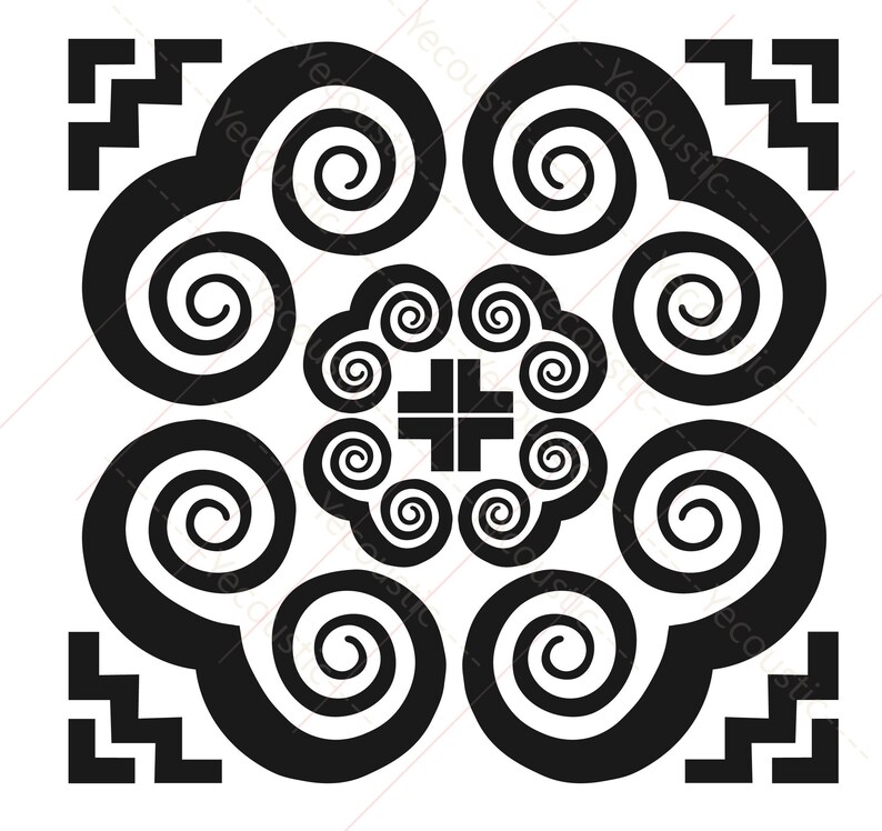 Hmong Ram Design // Hmong Motifs // Hmong SVG - Etsy