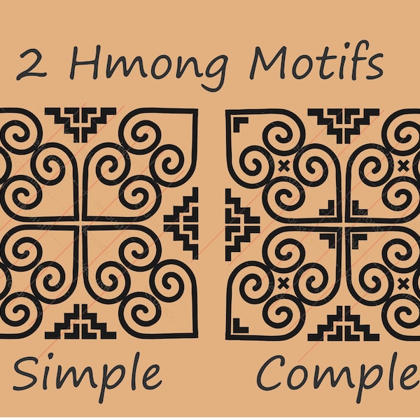 Hmong Heart Svg - Etsy