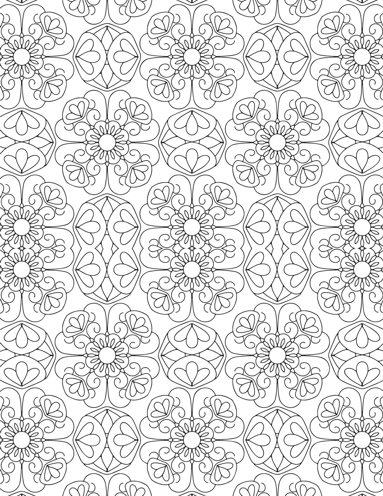 Mandela Coloring Page, Adult Coloring Book Page, Stress Relief Coloring ...