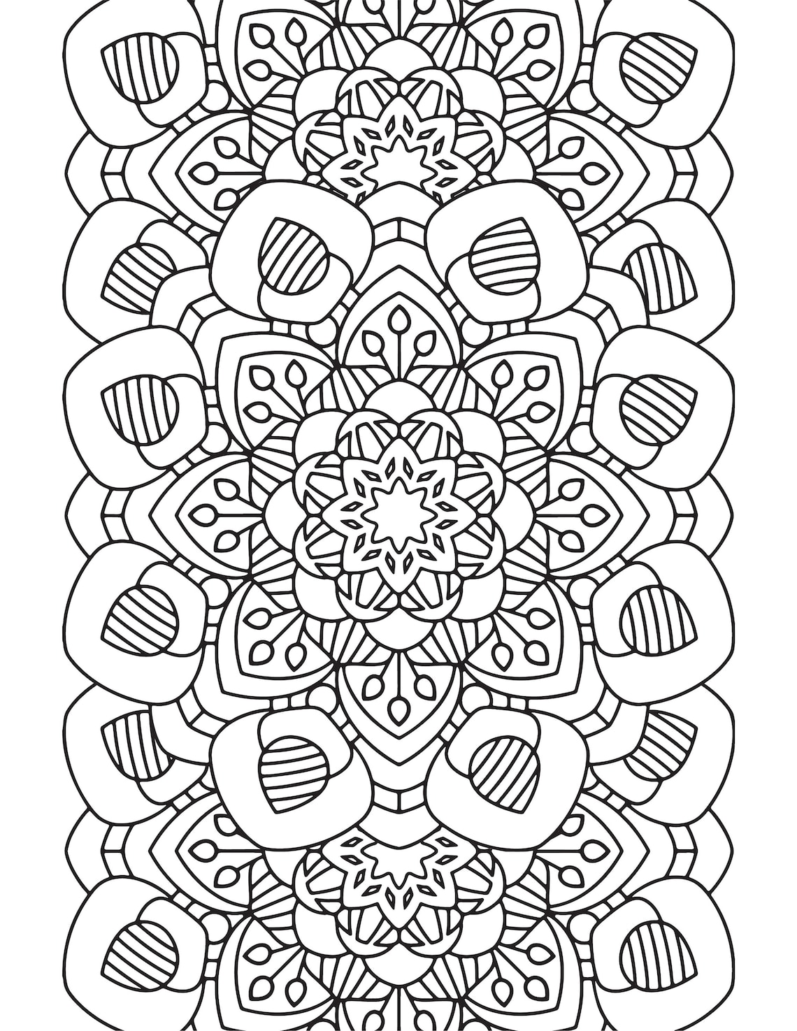 Mandela Coloring Book Page, Printable Coloring Sheet, Coloring Book ...