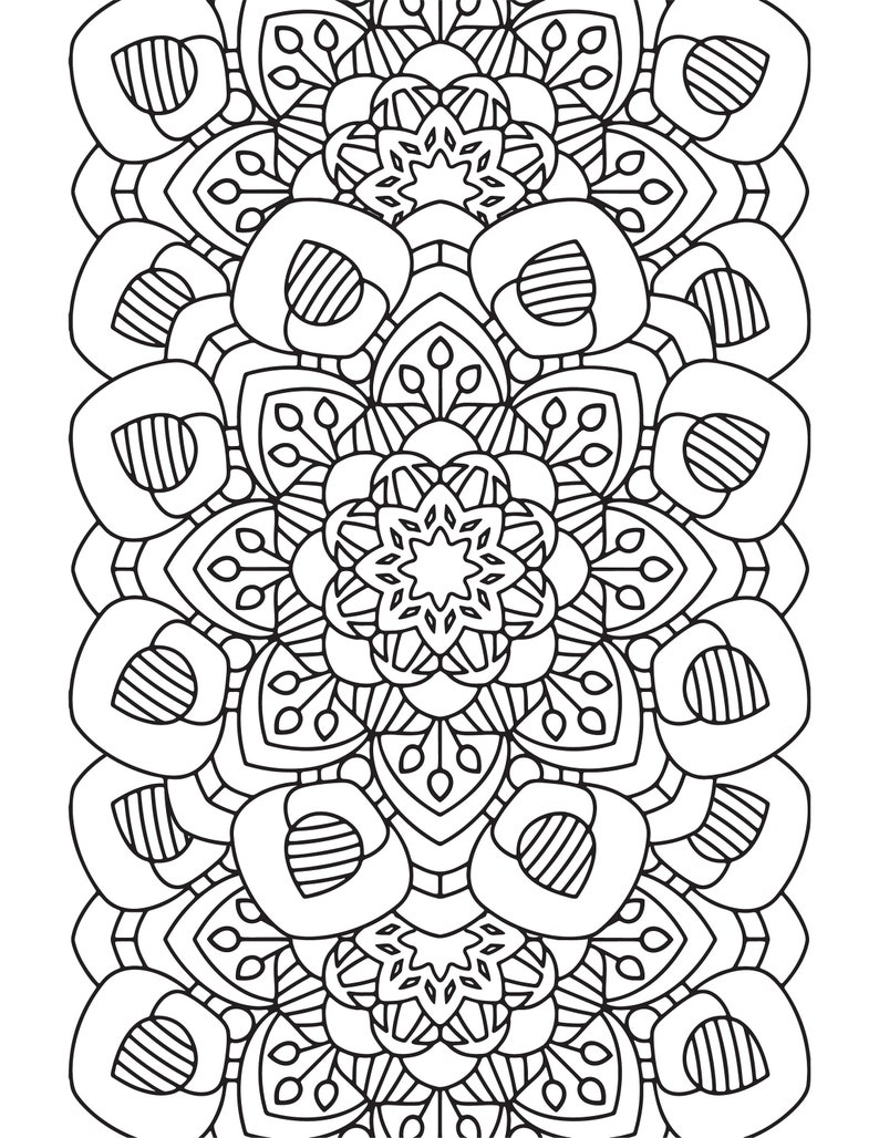 Mandela Coloring Book Page, Printable Coloring Sheet, Coloring Book ...