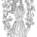 Princess Coloring Page, Fairy Tale Coloring Sheet, Downloadable ...
